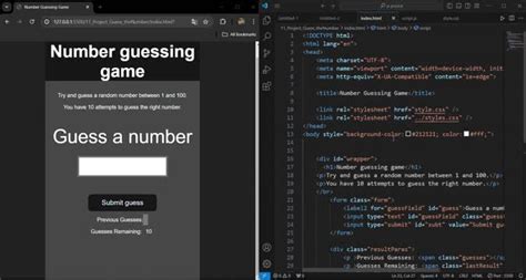 Finished A Number Guessing Game With Javascript Prasad Pawar Posted