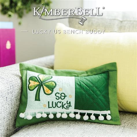 2023kbfeb Kimberbell Monthly Lucky Me Bench Buddy