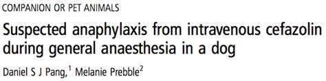 Anaphylaxis Case Report Published Pang Lab