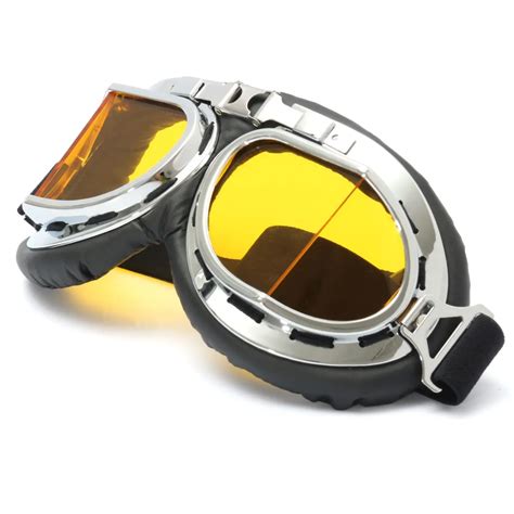 New Scooter Goggle Glasses Pilot Motorcycle Ski Goggle Smoke Lens