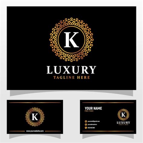 Premium Vector Letter K Ornament Luxury Logo Design Template