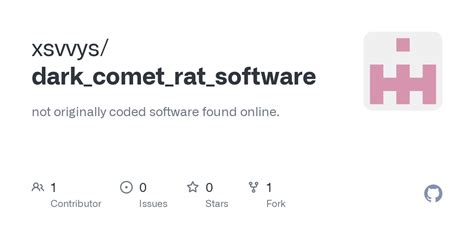Github Xsvvysdarkcometratsoftware Not Originally Coded Software