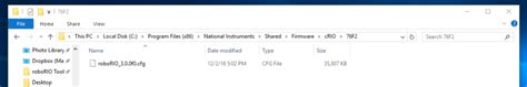 Cant Find Roborio Firmware Programming Chief Delphi