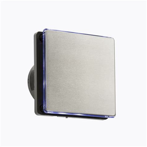 100mm 4 Inch Led Backlit Extractor Fan With Humidistat And Overrun Timer Evolution Electronics