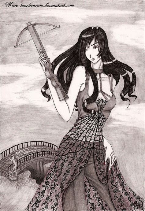Girl With Crossbow By Leoverde On DeviantArt