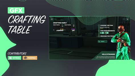 Paid Crafting System With Modern Ui Fivem Releases Cfxre Community