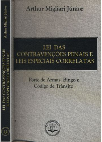 Sebo do Messias Livro Lei das Contravenções Penais e Leis Especiais Correlatas