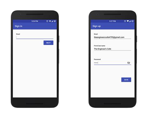 Firebase Email Authentication Screen The Engineers Cafe