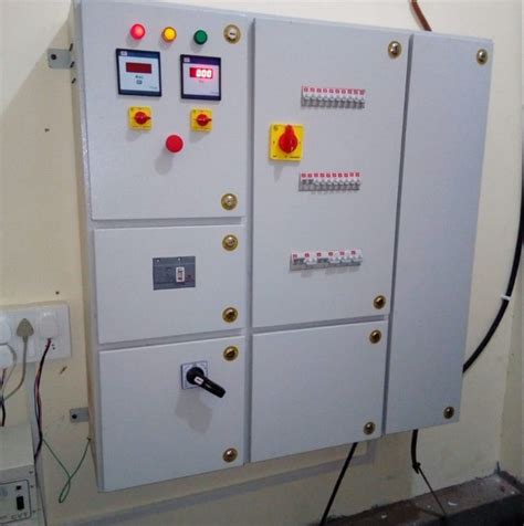 4 Kw Floor Mounted Three Phase Mild Steel Sheet Electric Control Panel
