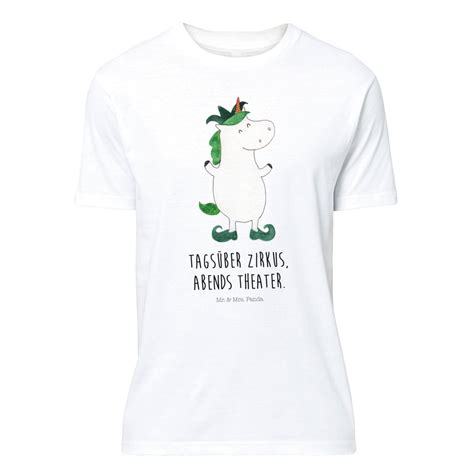 Mr And Mrs Panda T Shirt Einhorn Joker Weiß Geschenk Rundhals