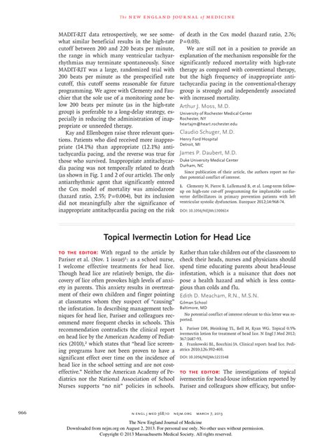 Pdf Topical Ivermectin Lotion For Head Lice
