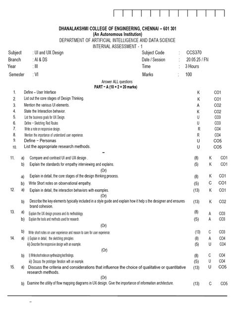 Ccs370 Ui And Ux Model 2052025 Pdf Pdf Information Science Cognitive Science