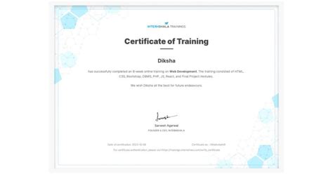 Diksha Thakur On Linkedin Successfully Completed The Web Development