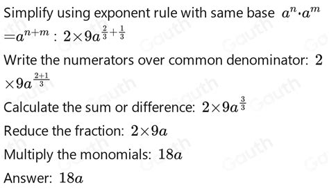 Solved 13 Simplify The Following And Identify The Coefficient Base And Exponent Of Your Final