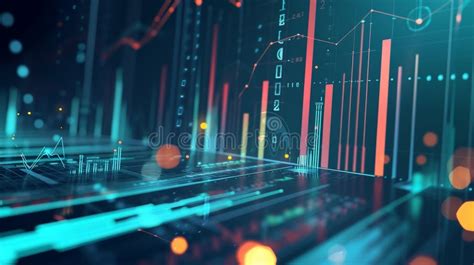 Visualizing The Future Data Science Revolution Stock Image Image Of