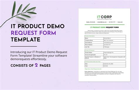 IT Network Access Request Form Template In Word PDF Google Docs