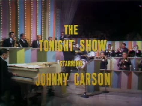 Showbiz Imagery And Forgotten History The Tonight Show Starring Johnny