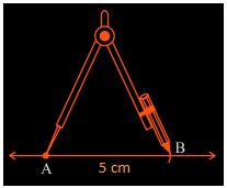 How To Draw Line Segment Using Compass And Straightedge Byjus