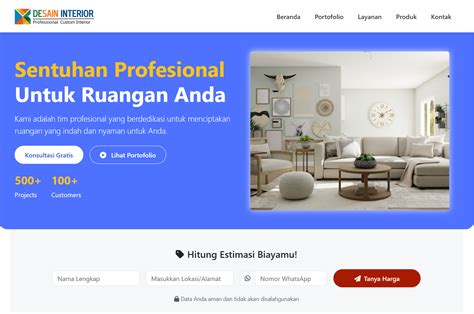 Cms Website Desain Interior Php Mysql Rasupe