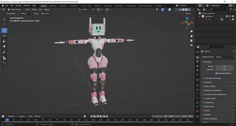 Aveline Robot 3d Model Turbosquid 2406467
