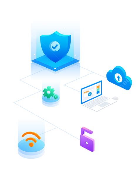Flat Network Security Web Page Display Ui Login Page Unlock Internet