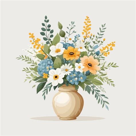 Premium Vector Rustic Flower Vector