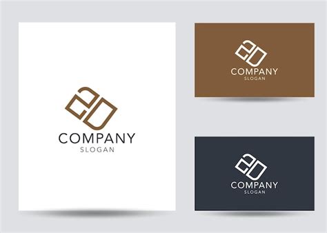 Premium Vector Modern Monogram Initial Letter Zd Logo Design Template