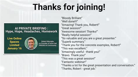 Ai Leadership Community Insead Innovation Robert Maciejko