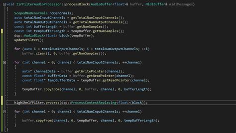 Dspprocesscontextreplacing Audio Plugins Juce