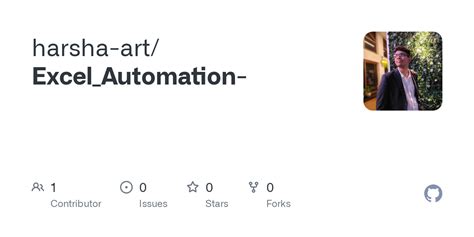 GitHub Harsha Art Excel Automation