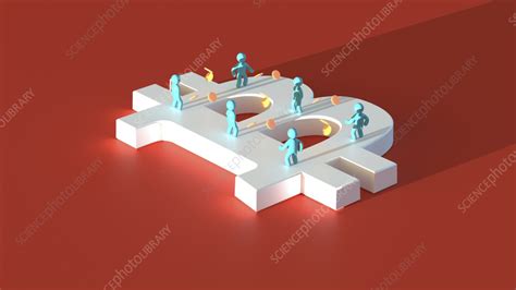 Bitcoin Economy Conceptual Illustration Stock Image F042 3000 Science Photo Library