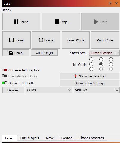 A Puzzling Connection Problem LightBurn Hardware Compatibility LightBurn Software Forum