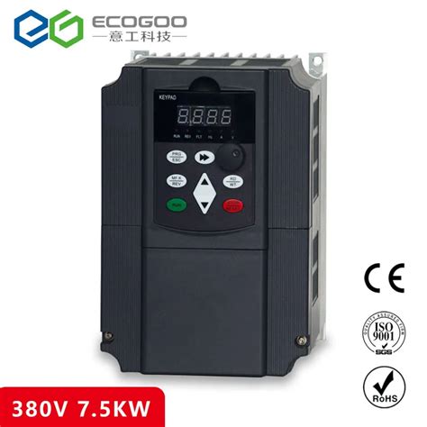 Free Shipping Best Price 7 5KW VFD AC Frequency Inverter 50hz To 60hz Frequency Inverter 7 5KW