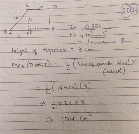 19 In The Given Figure ABCD Is A Quadrilateral In Which AB Il CD N