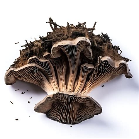 Premium Photo Split Gill Mushroom Brown And Split Gills Decomposing