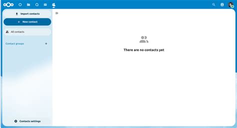 Using The Contacts App — Nextcloud Latest User Manual Latest Documentation