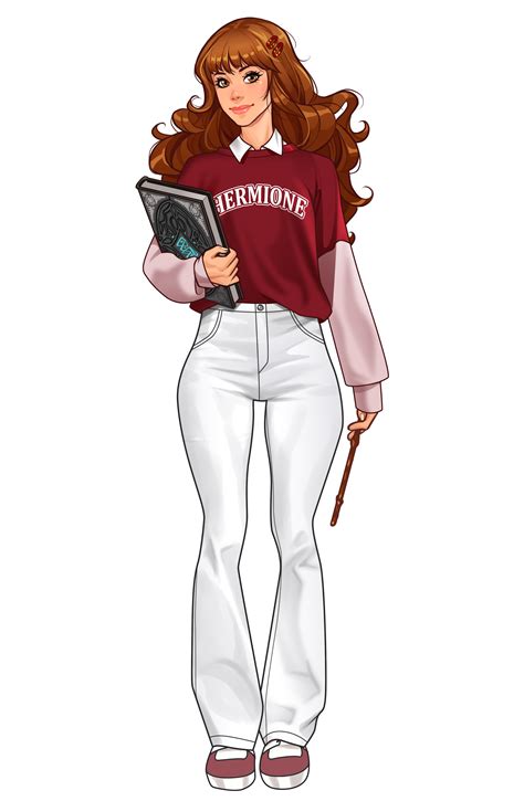 Hermione In Modern Outfit Hi Res Files Psd Png By Olena Minko