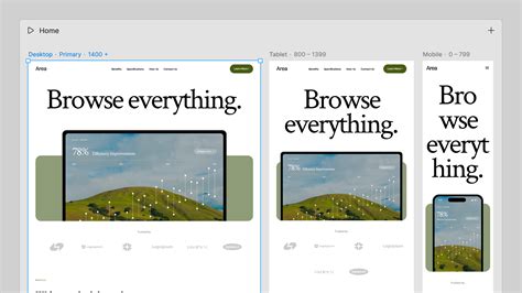 Customize A Text Style For Multiple Breakpoints Figma Learn Help Center