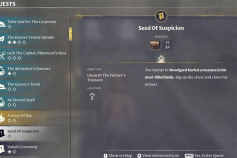 Unveiling The Hidden Treasure A Guide To Seed Of Suspicion Quest In