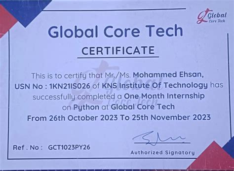 Excited To Share That I Have Successfully Completed A Python Course At