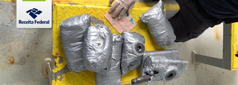 Receita Federal Realiza Apreensão De Mais De 9 Kg De Cocaína No Porto