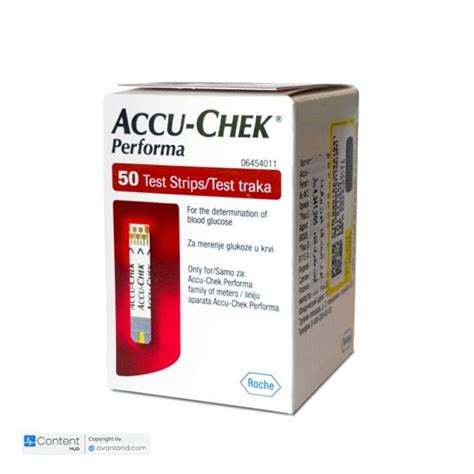 نوار تست قند خون اکیو چک پرفورما Accu Check Performa بسته ۵۰ عددی