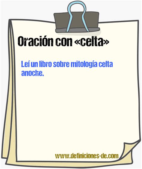 35 Oraciones Con Celta