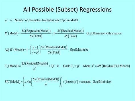 Ppt Regression Model Building Powerpoint Presentation Free Download Id1873096