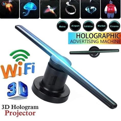 Jual Kipas Proyektor Hologram 3d Dengan Lampu Led Hologram Kab