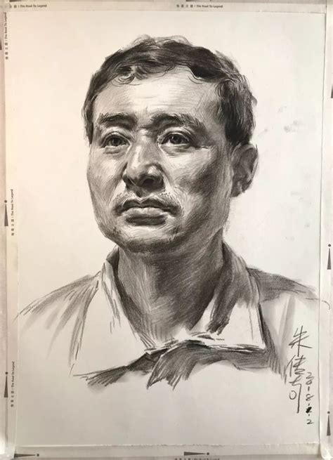 教你扎实的男中年素描头像，从此头像不再担心