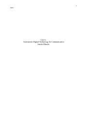 Clo Digital Technology Communication Docx CLO CLO Assessment Digital Technology