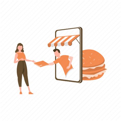 Online Order Pizza Delivery Parcel Icon Download On Iconfinder