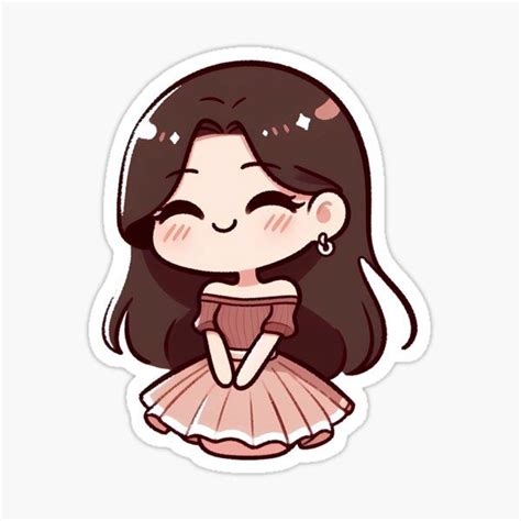 Cute Girl Sticker For Sale By Lovedanielbrown