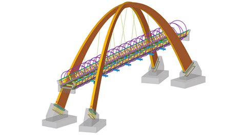 City Of College Park Global Gateway Connector Bridge Tekla